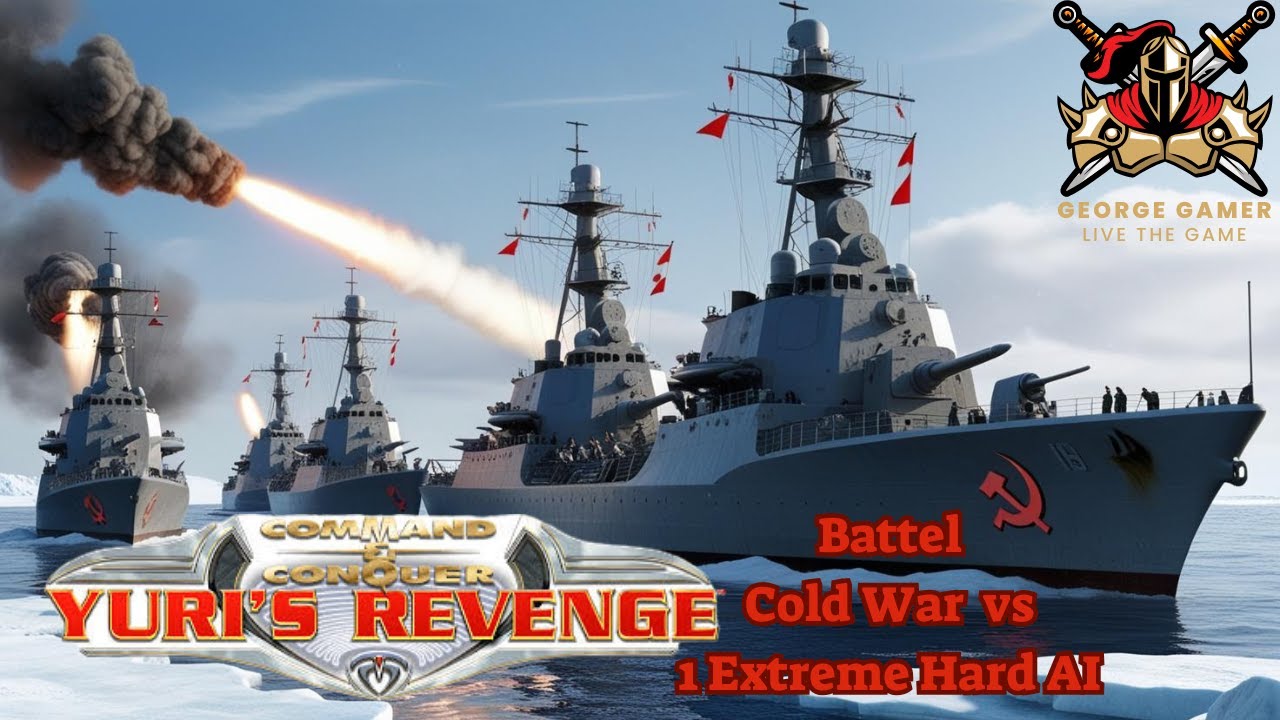 Red Alert 2 Yuri Revenge Client | Battel - Cold War | Extreme Hard AI ...