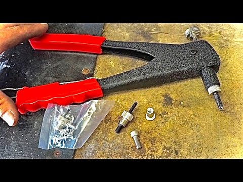 Como poner roscas remache en lámina @elchanojose - YouTube