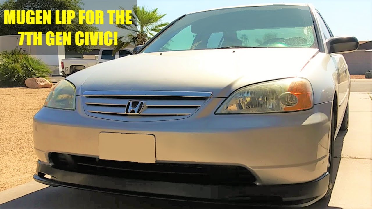 MUGEN LIP FOR THE 7TH GEN CIVIC! project es1 (2002 honda civic lx ...
