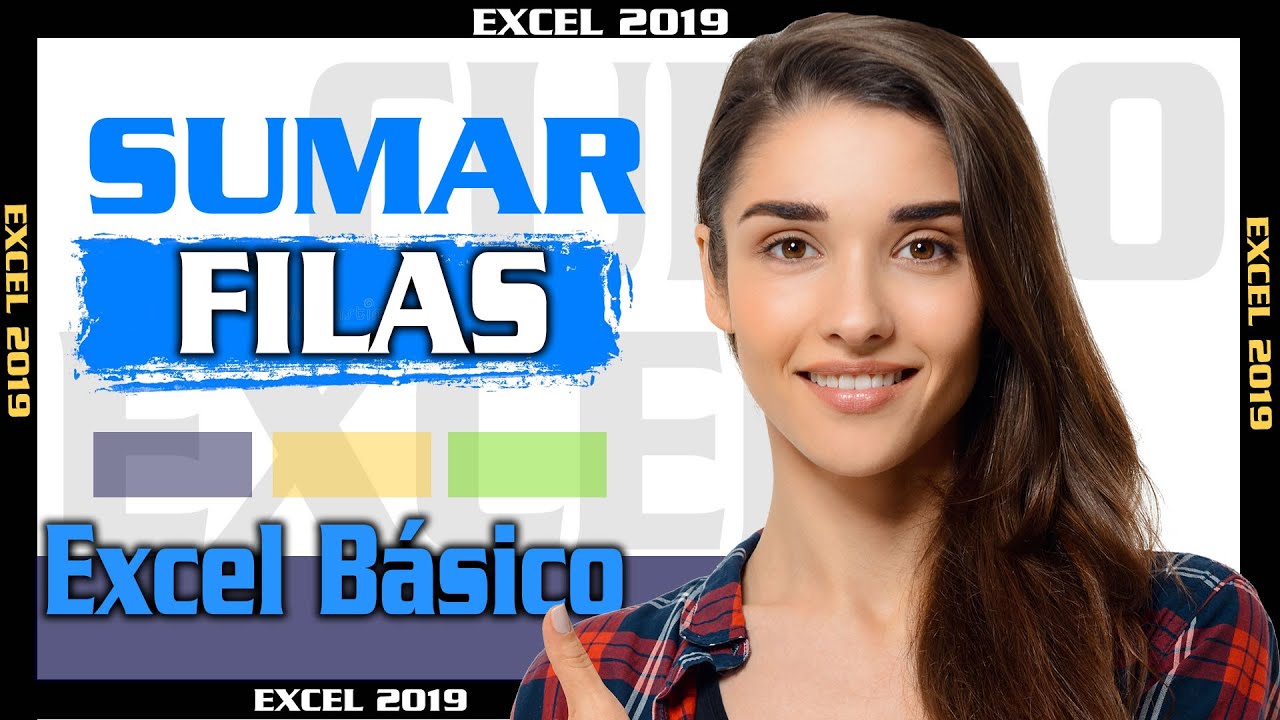 Como sumar valores de filas Excel ⭐ Curso de Excel básico 2024 Excel para entrevistas de trabajo ...