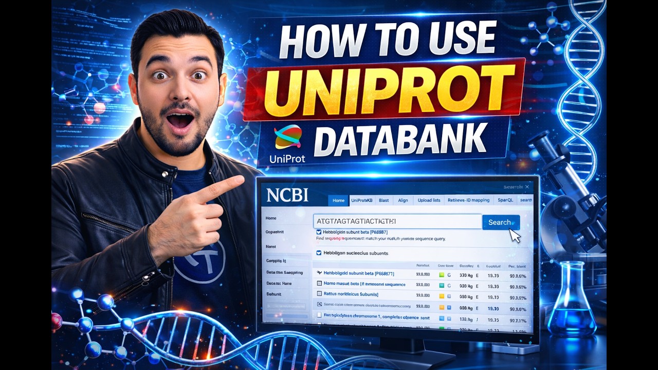 How to Use UniProt Database | Protein Sequence Search Made Easy 🧬 (Step ...