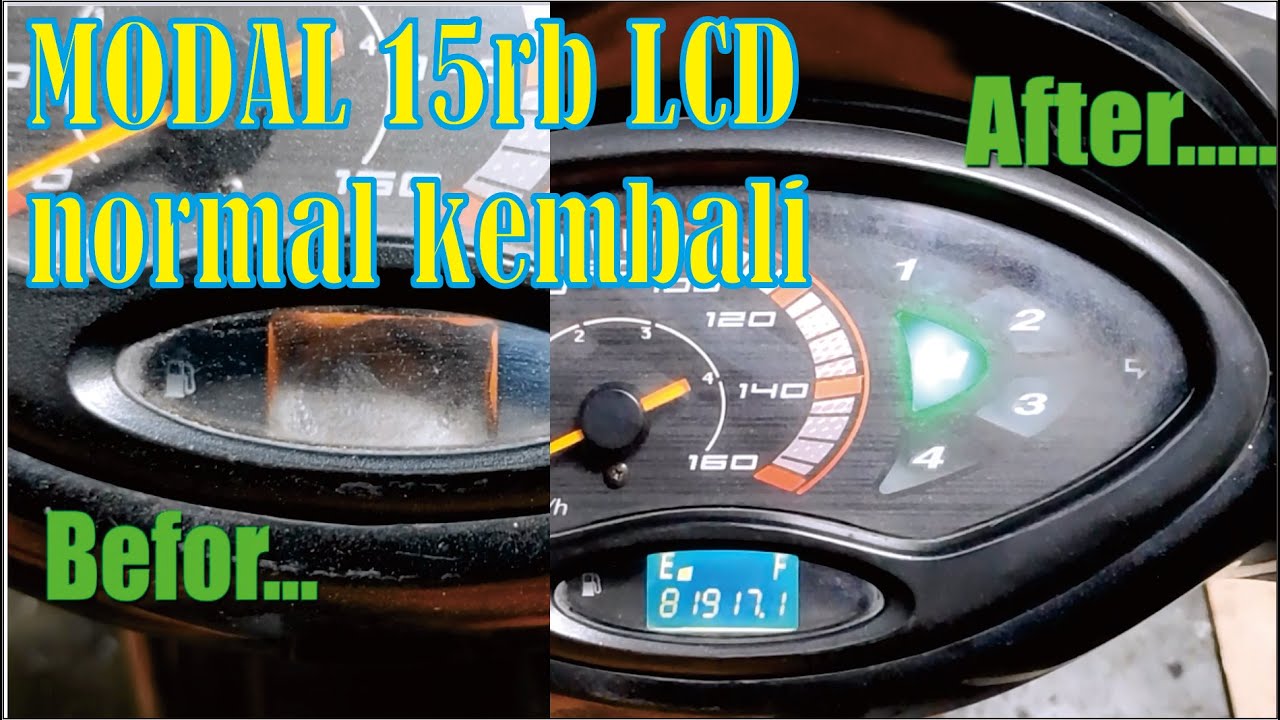 Cara service LCD Speedometer yang rusak (sunburn) - YouTube