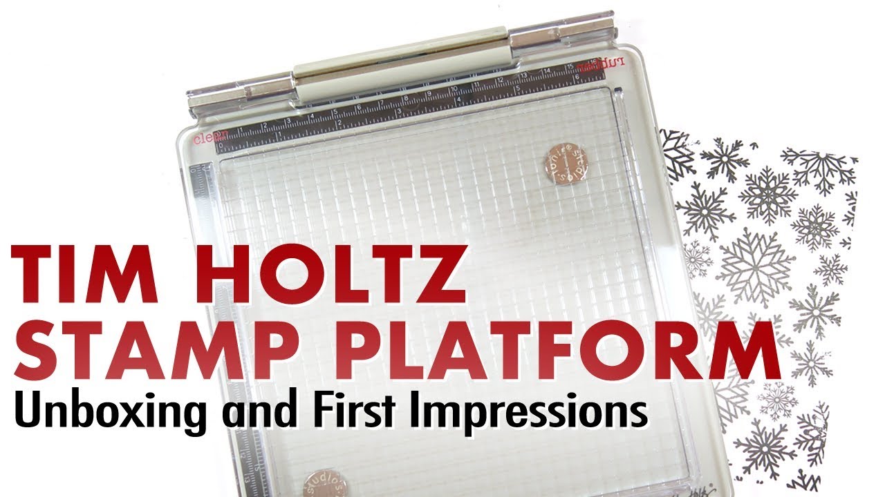 VIDMAS 2018 // Let's Try the Tim Holtz Stamp Platform! - YouTube