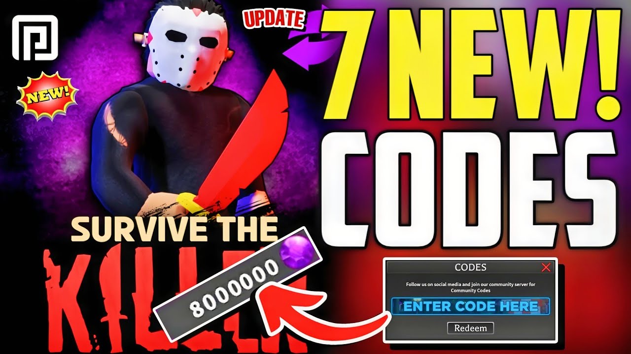⚠️UPDATE!🔪CODES⚠️SURVIVE THE KILLER ROBLOX CODES 2024 - SURVIVE THE ...