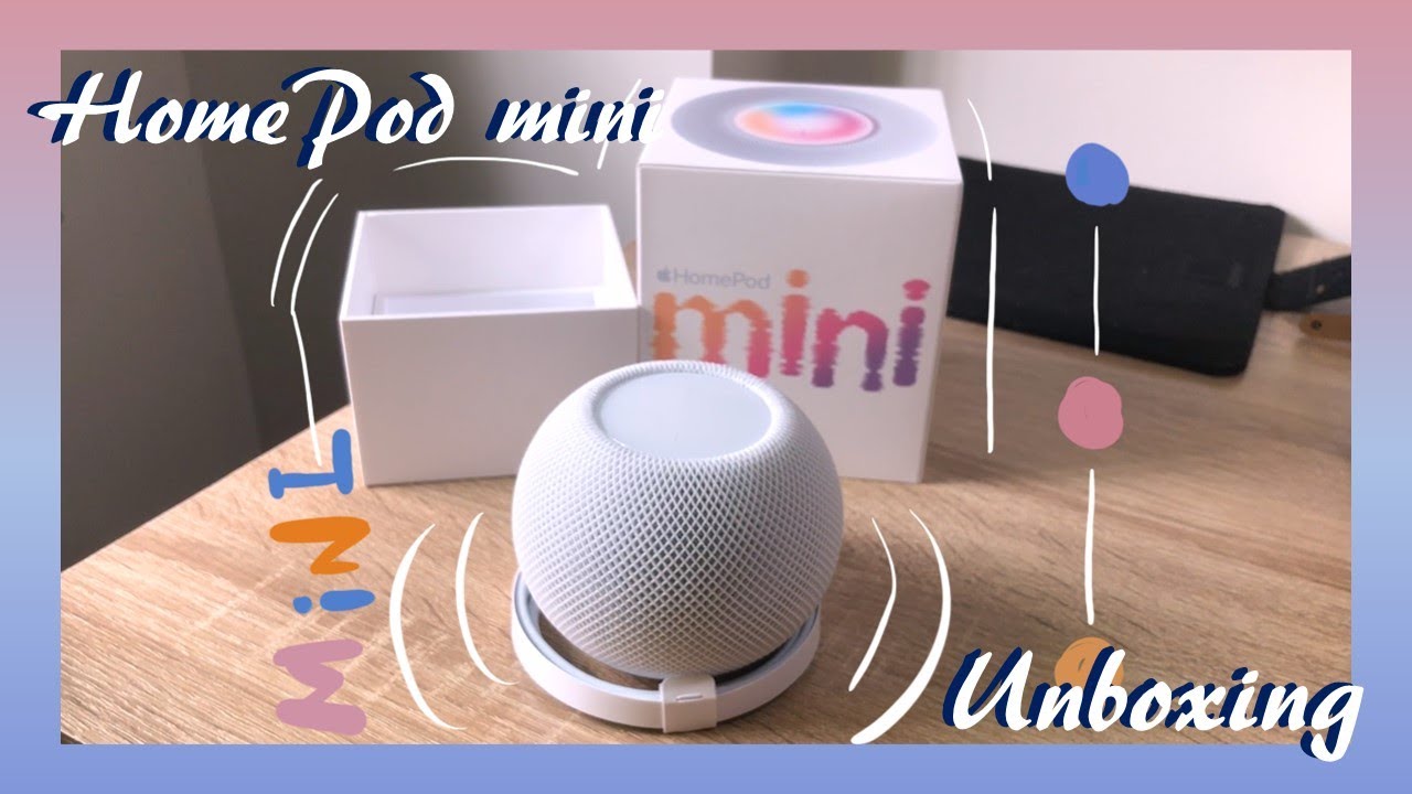 HomePod mini 2021 Unboxing || 療癒開箱、實測 - YouTube