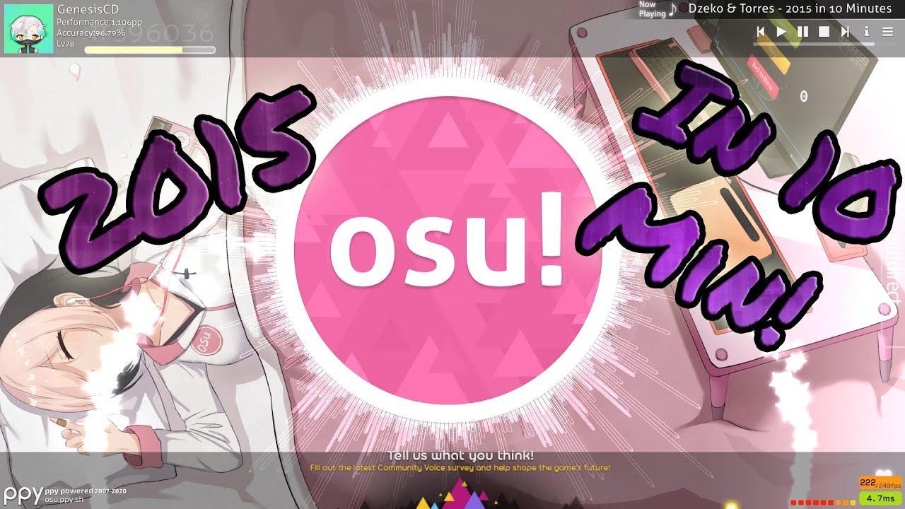 2015 In 10 Minutes (Osu!) - YouTube