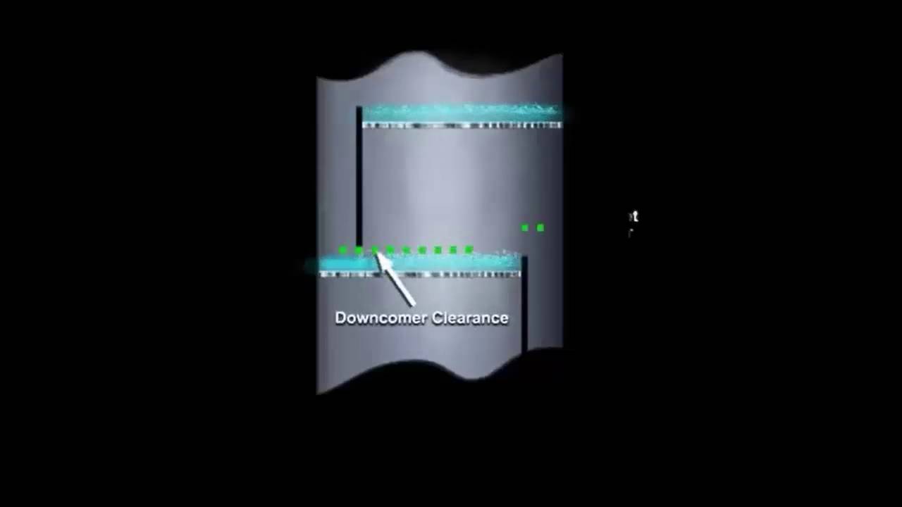Downcomer Clearance in a Distillation Column - YouTube