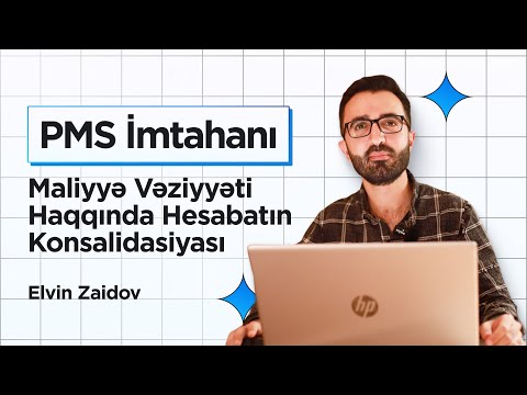 PMS (Peşəkar Mühasib Sertifikatı) İmtahanı Sualları | 10 ballıq sual izahı | Elvin Zaidov