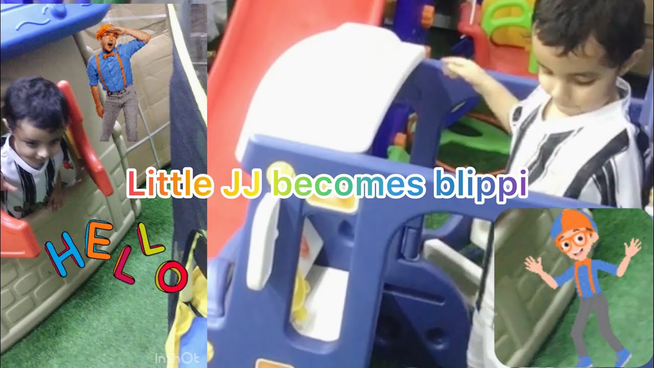 Little JJ becomes blippi | play area fun at busy bees ⁠ ⁠@lil_vladI3 ...