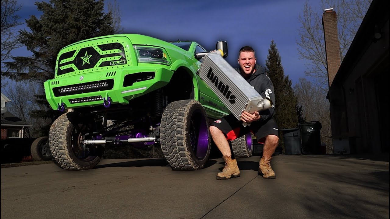 DRIVEWAY BUILT SEMA CUMMINS AINT DONE YET!! - YouTube