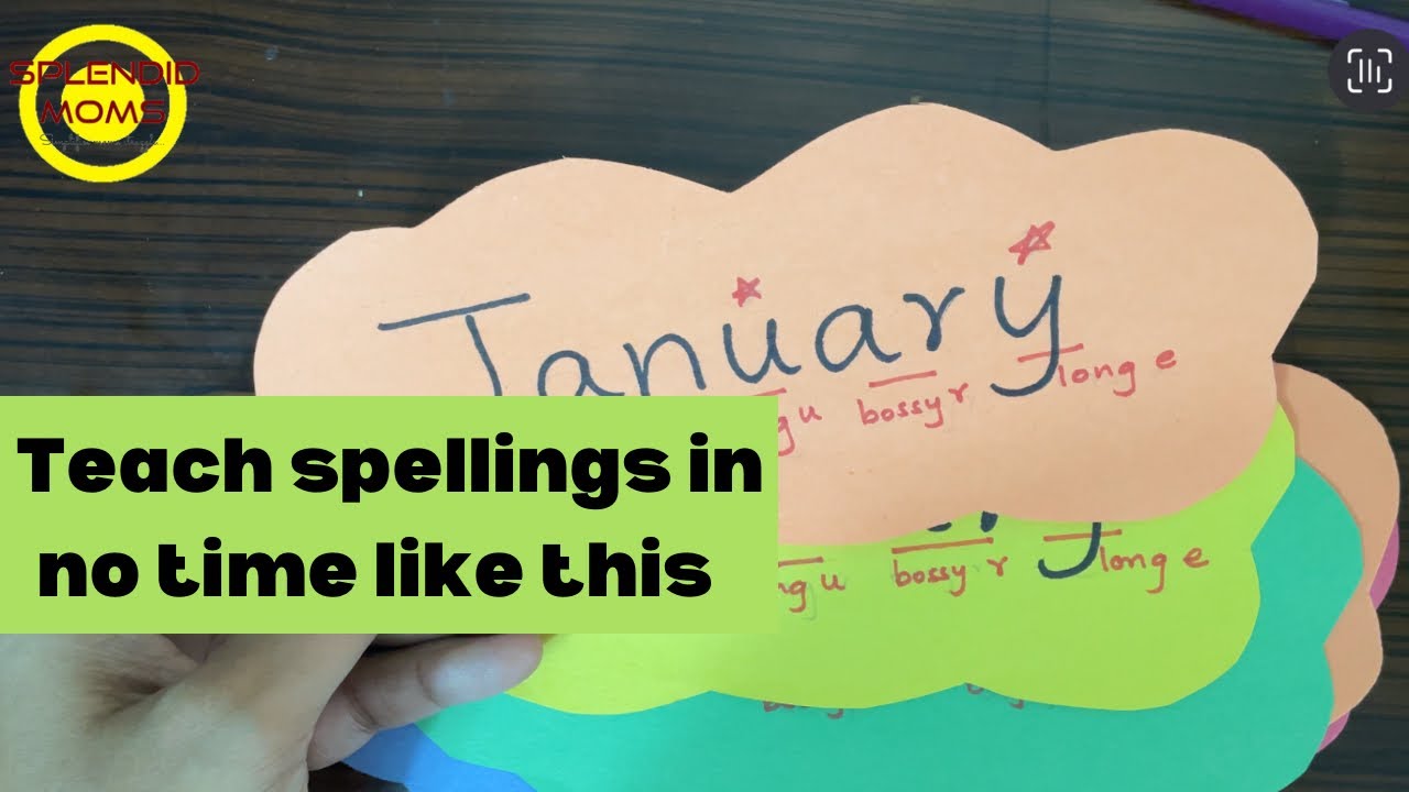 Decoding Month Names using phonics || Learn Month name spellings easily ...