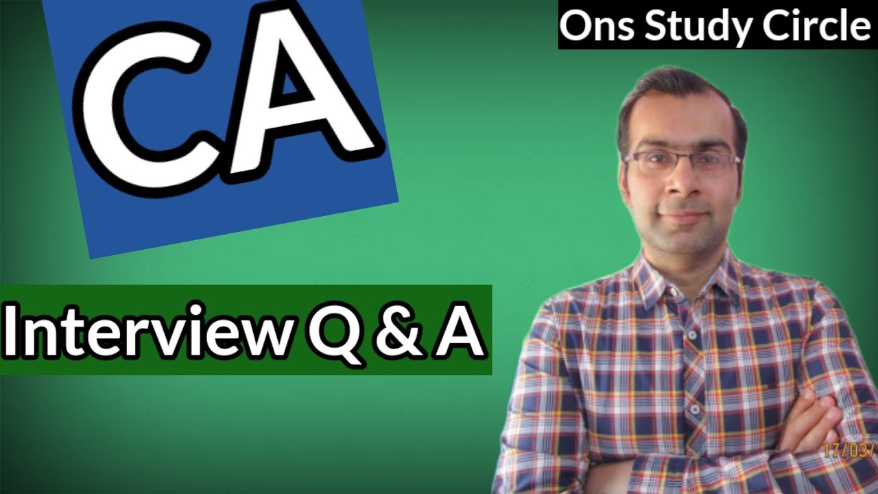 CA Interview Questions And Answers - YouTube