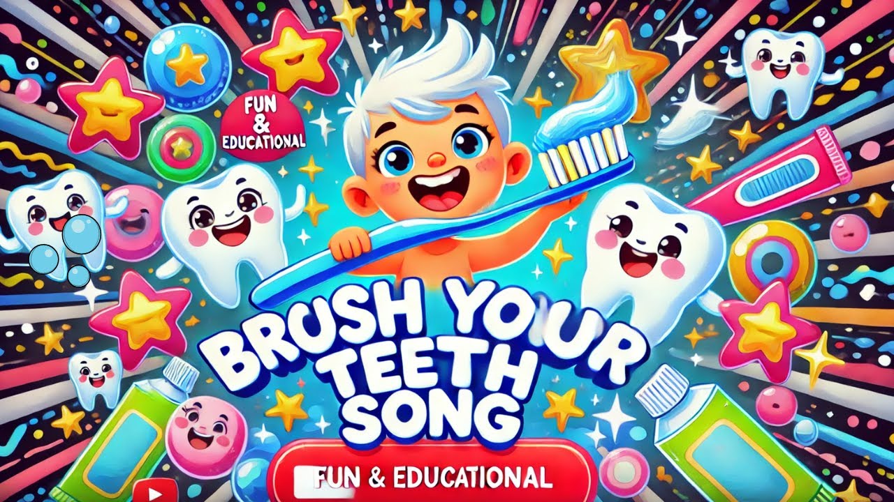 Brush, Brush, Brush Your Teeth song | Fun Song for Kids ...