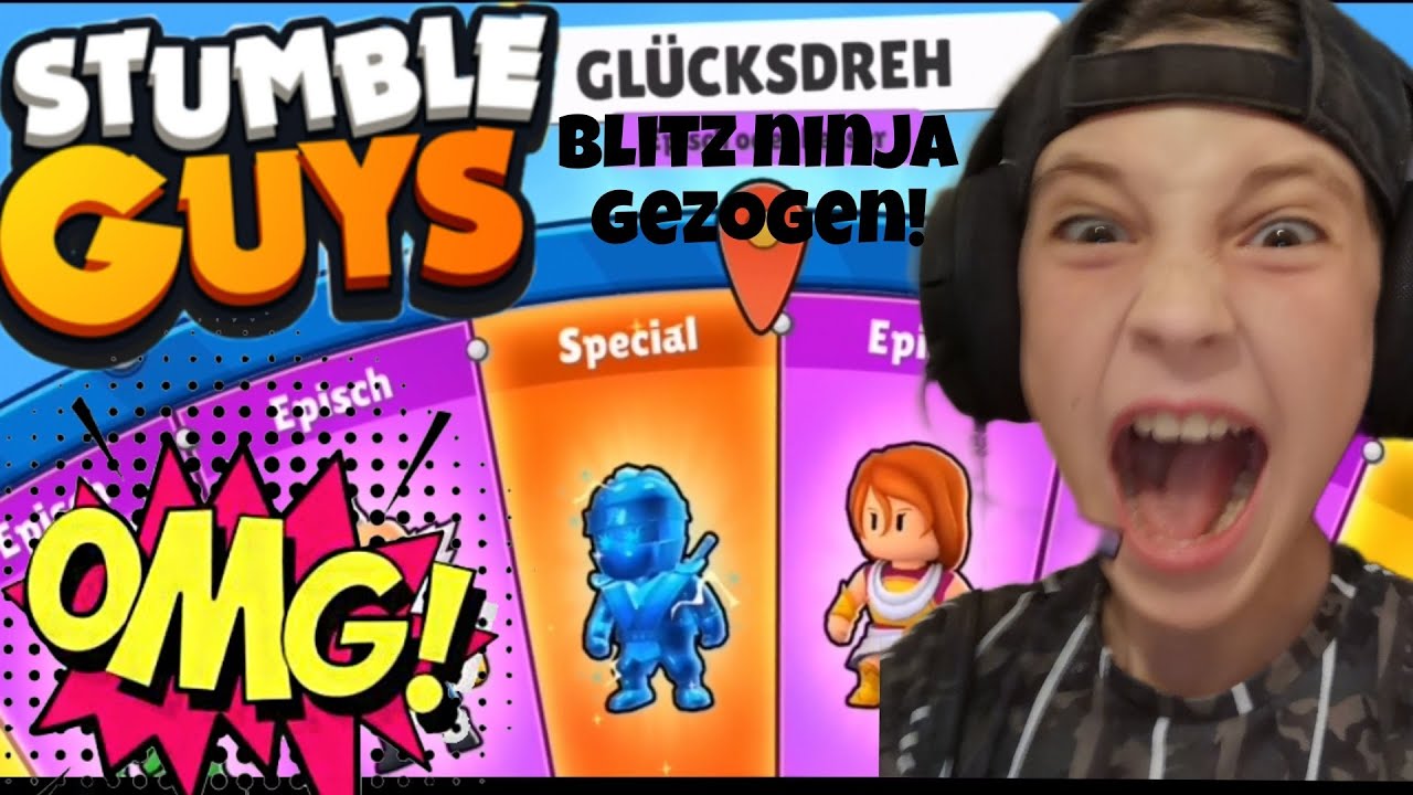 Denn blauen Blitz ninja gezogen🤯! (stumble guys) alle besten special ...