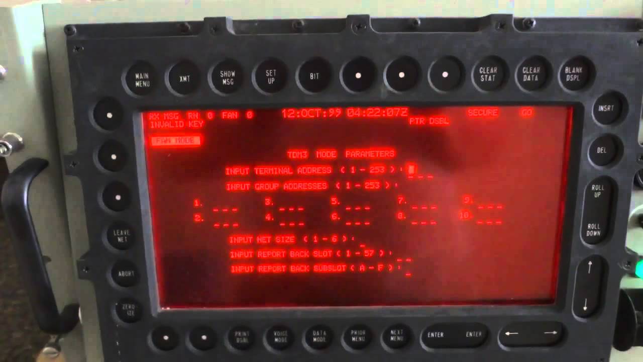 ID-2390/G AN/GRC 215 I/O terminal AN/TRC-179 shelter - YouTube