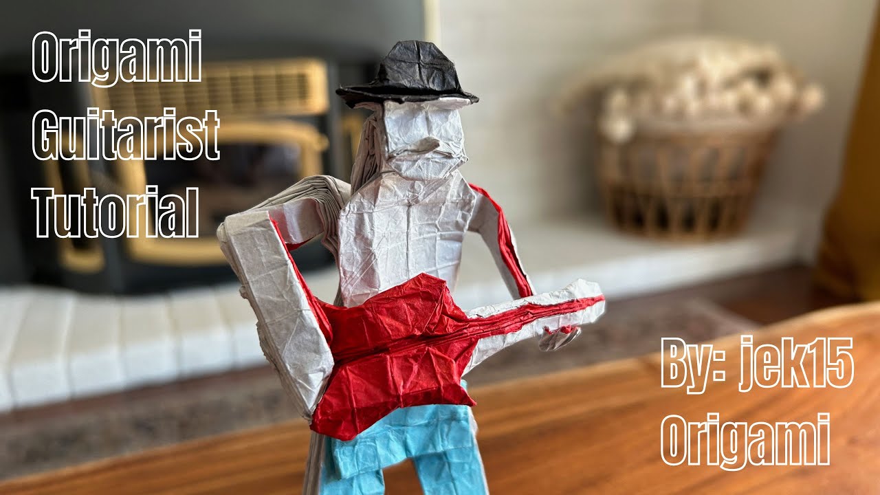 Making a Guitarist In Origami | Tutorial | - YouTube