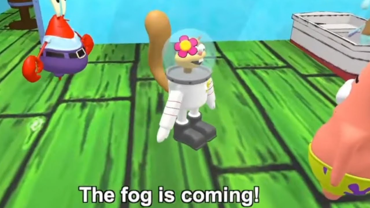 SANDY THE FOG IS COMING (AI SPONGE) - YouTube