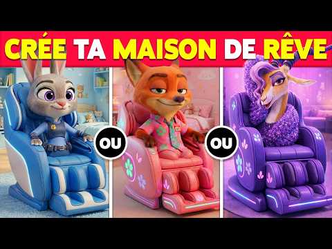 CONSTRUIS ta MAISON spécial ZOOTOPIE 2 🦊🐰😍🏡 CHOIX IMPOSSIBLES 💖 TU PRÉFÈRES...?