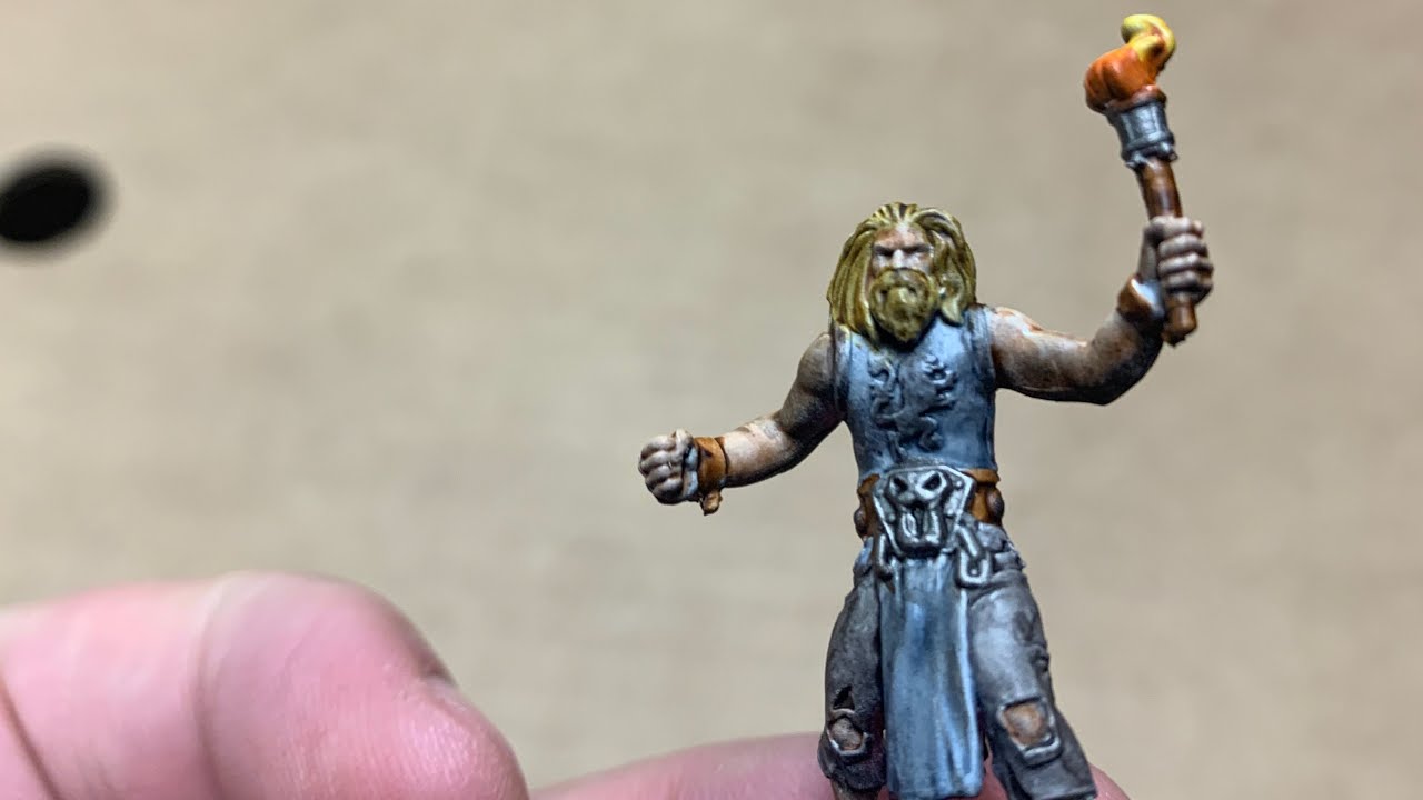 Heroquest Color Layout and Painting Sir Ragnar, Dwarf, and Wizard - YouTube