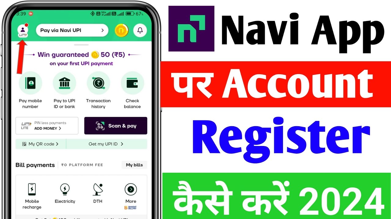 Navi app me account kaise banaye | navi account register kaise kare ...