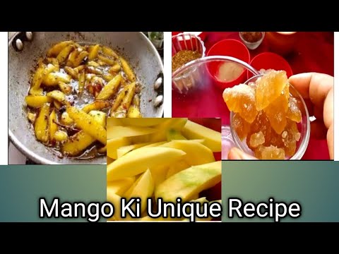 Raw Mango Ki Very Unique Recipe||बनाइये यह आम की खट्टी मीठी लौंजी (चटनी)||😊🥰👌 - YouTube