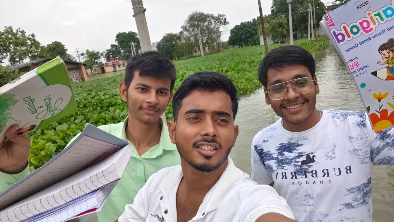 BCE Bhagalpur (engineering college) बाढ़ में क्लास जाते हुएं दोस्तों के ...