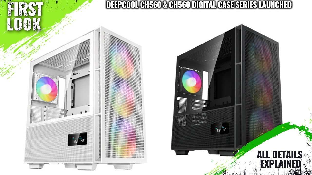 DeepCool CH560 & CH560 DIGITAL Case Series Launched - Explained All ...