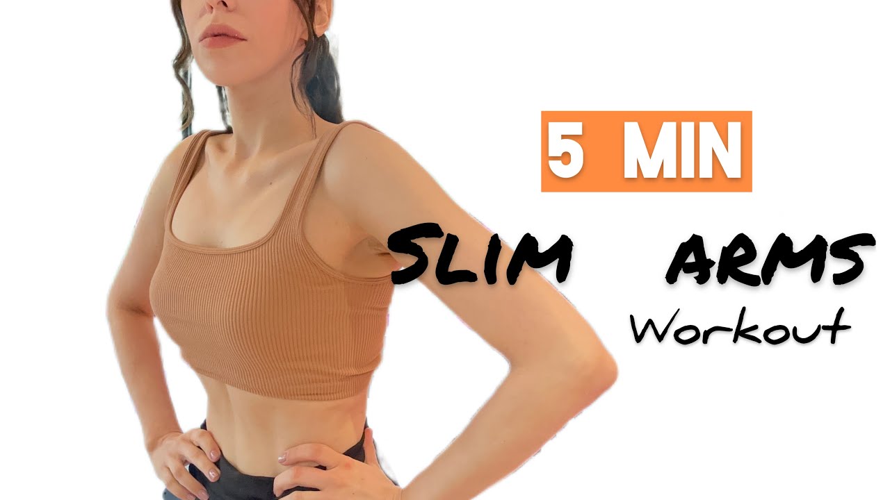 5min Arm workout / no equipment/ toned arms workout/ slim arms workout ...