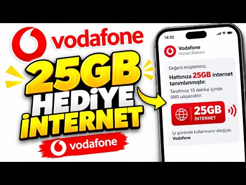 VODAFONE BEDAVA İNTERNET | HER AY 25GB BEDAVA İNTERNET KAZANIN! BELEŞ İNTERNET 2026 (Yeni Kampanya)