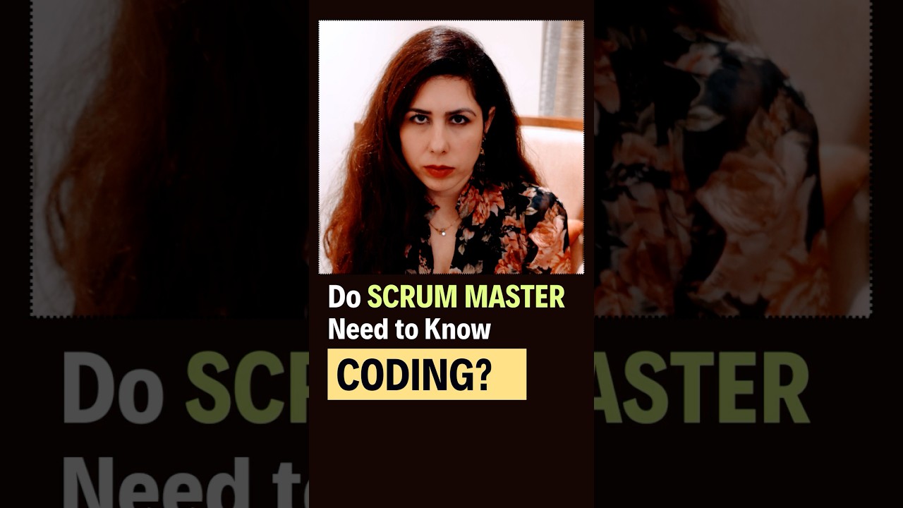 Do Scrum Master Need to Know Coding? #scrum #scrummaster #code #agile ...