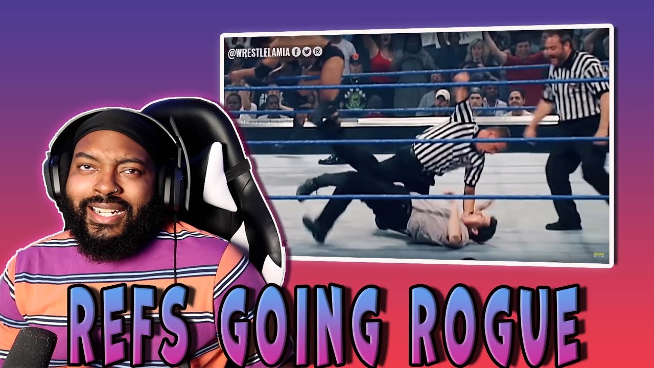 10 Shocking WWE Referees Who Fought Back Against A Wrestler (Reaction ...