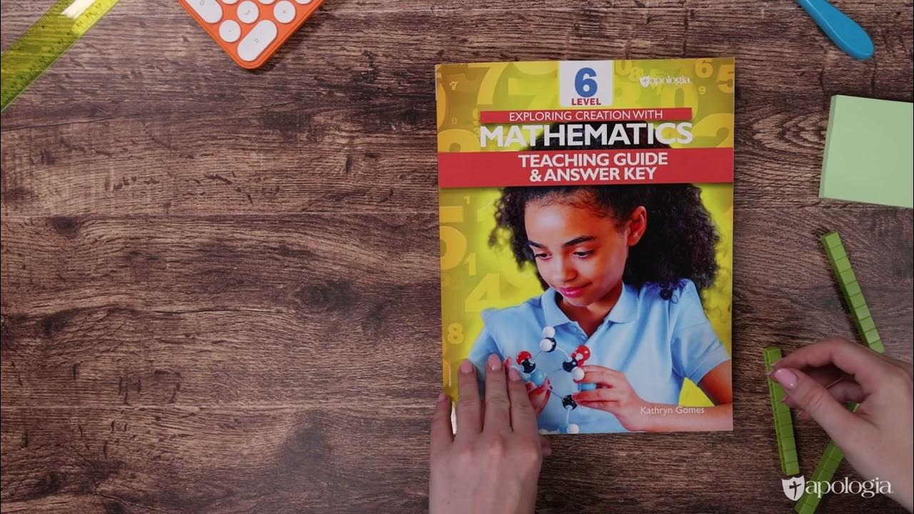 Apologia's Exploring Creation with Mathematics Level 6 - Teacher's Guide & Answer Key Flip ...