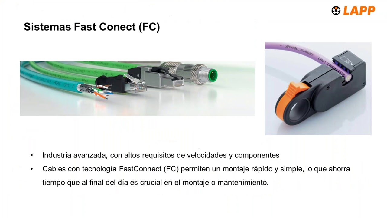 Soluciones Tecnológicas de cableado Industrial ETHERNET PROFINET FAST ...