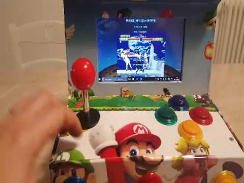 mini arcade cabinato bartop tablet estraibile retro gaming windows 10 ...