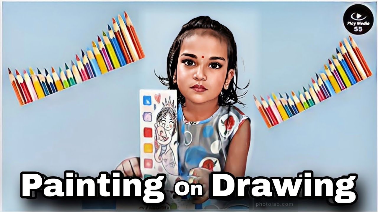 Painting | Drawing Videos | Cute Little Girl Drawing | Easy Painting ...