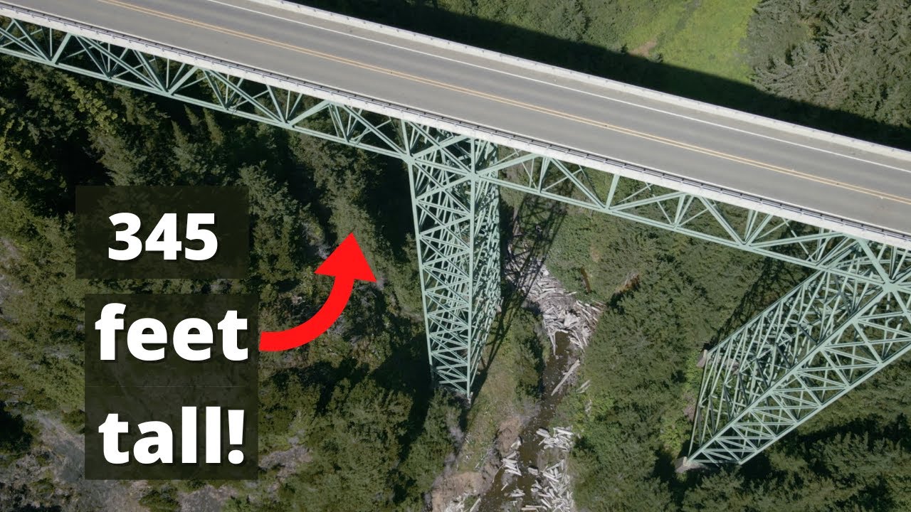 This is the TALLEST Bridge in Oregon! - YouTube