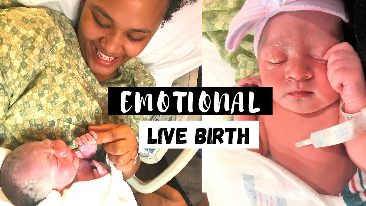 LIVE BIRTH VLOG of my BABY GIRL + NAME REVEAL - YouTube