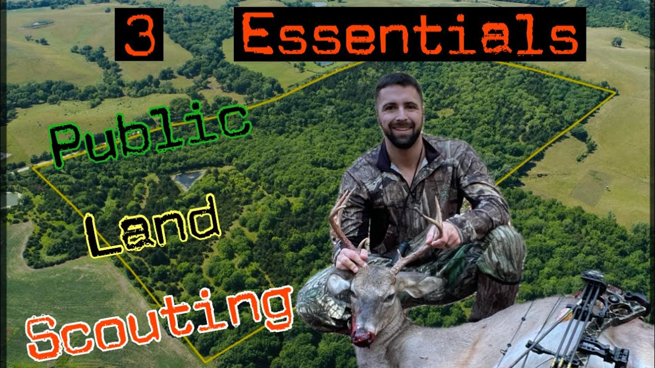 3 ESSENTIALS to PUBLIC LAND SCOUTING - YouTube