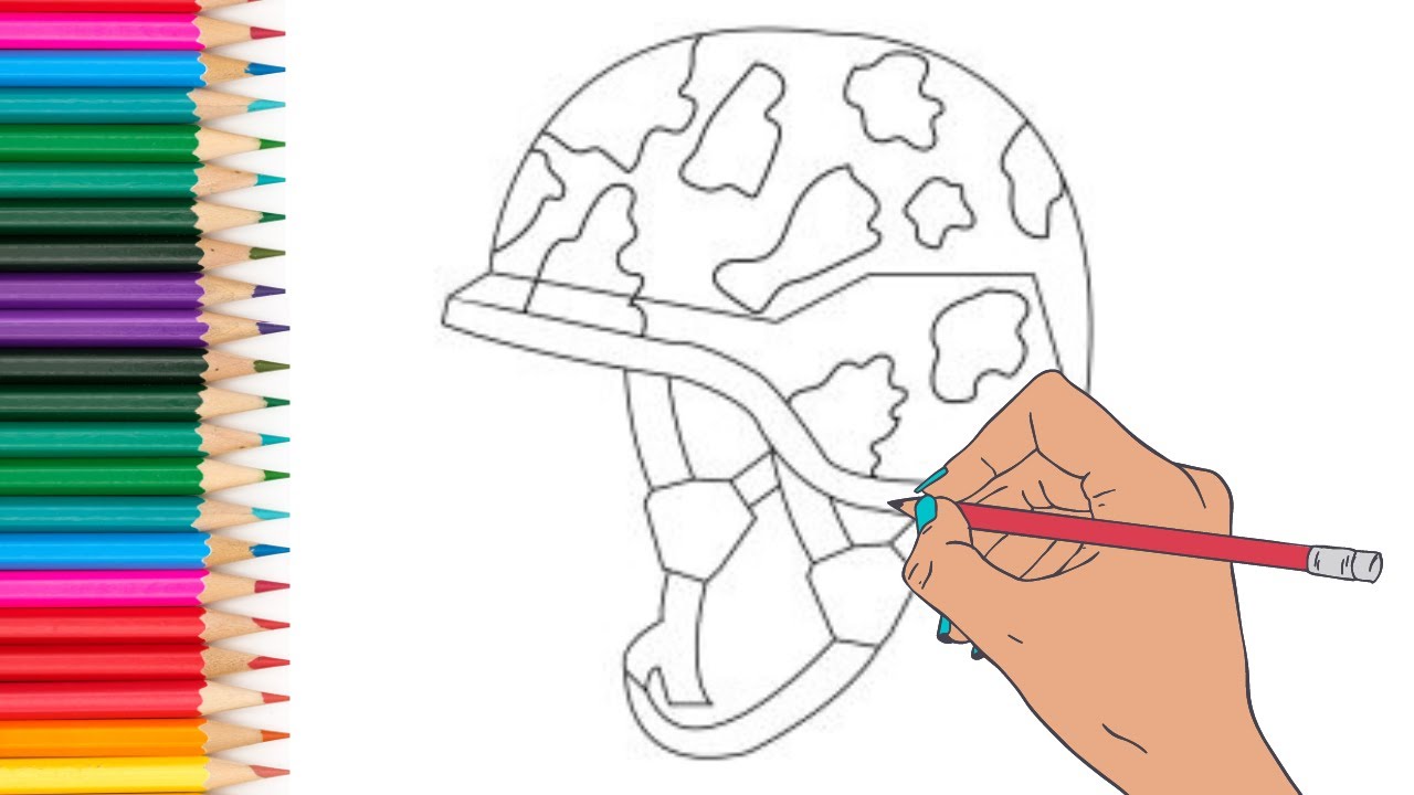 HOW TO DRAW A HELMET ARMY - YouTube
