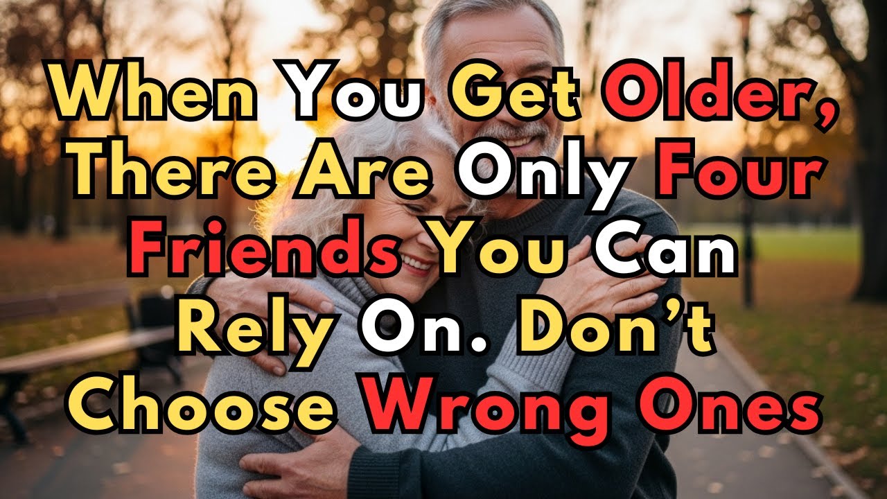 When You Get Older, These Are the Only 4 Friends You Can Truly Rely On ...