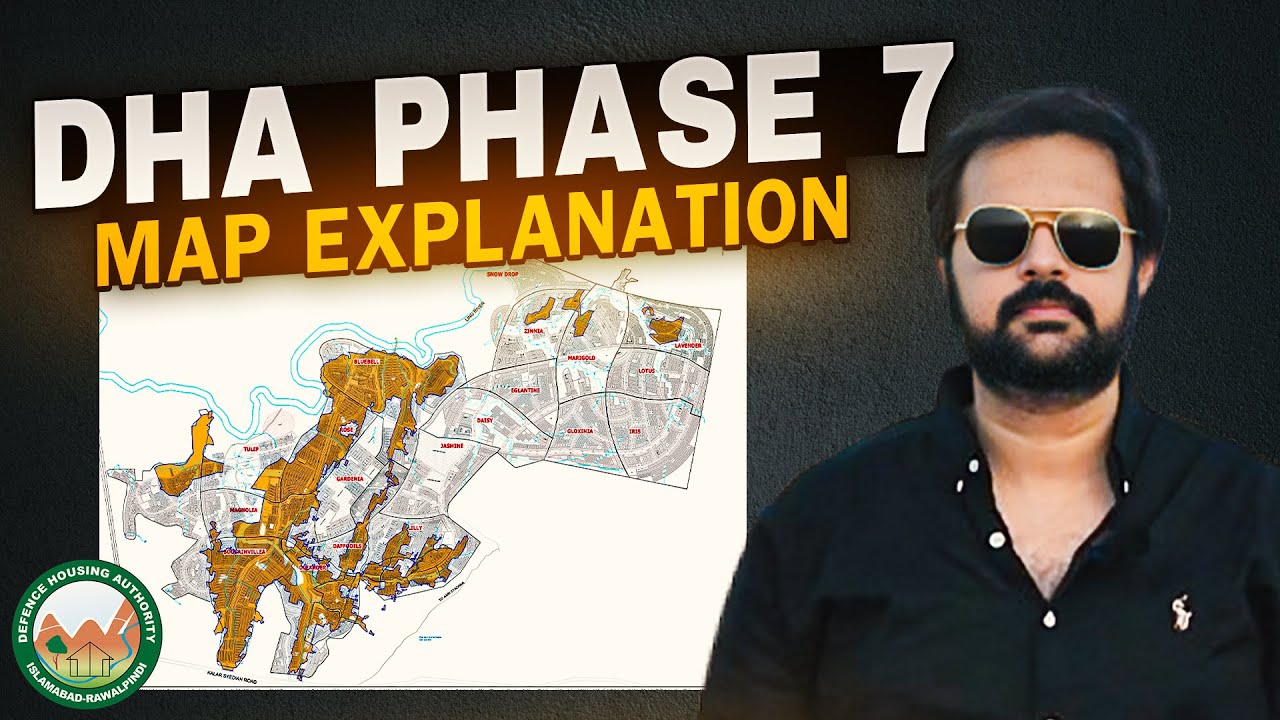 DHA Phase 7 - Map Explanation 🔥 dha valley islamabad | dha valley ...