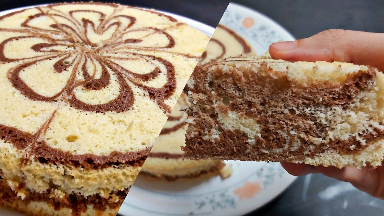 Marble Cake Without Baking Soda powder Without Oven marble-cake-without-baking-soda-powder-without-oven