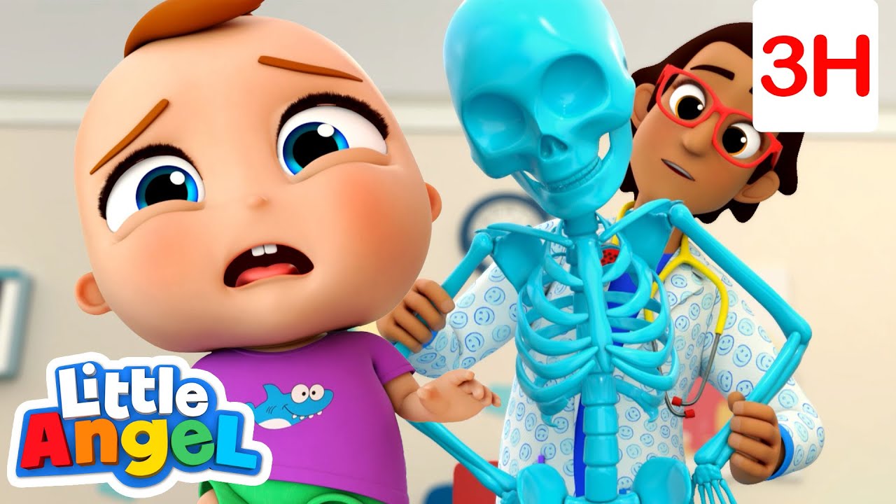 Super Skeleton In My Body! | Little Angel | Sing Along for Kids | Moonbug Kids Express Yourself ...