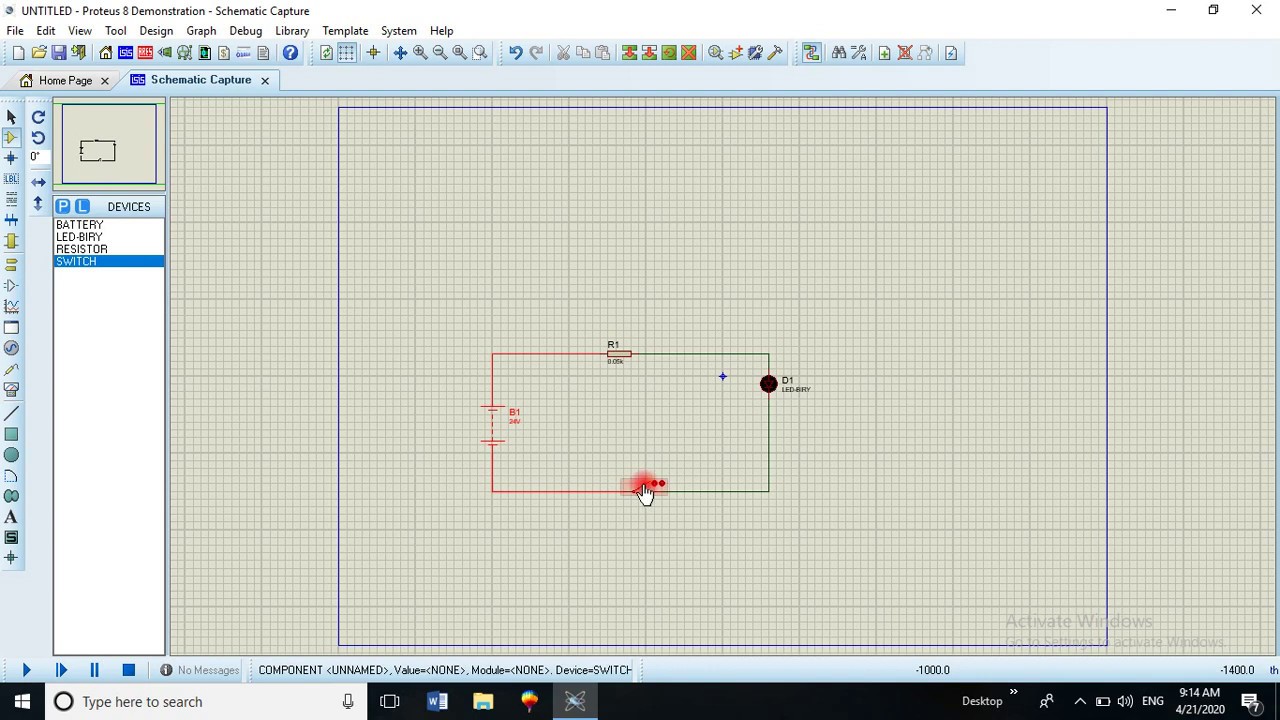 Mini Project for beginners Proteus 8 Professional - YouTube
