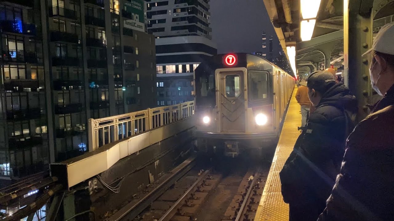 NYC Subway: Ride on R188 (7) Train from Queensboro Plaza to Flushing ...
