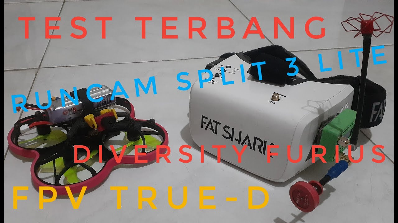 Test camera Runcam split 3 Lite || Test Furius FPV True-D Fatshark ...