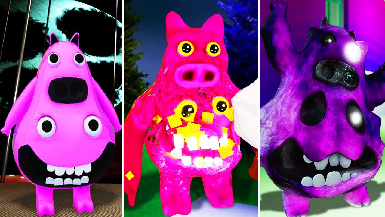 TODAS AS NOVAS TRANSFORMAÇÕES CHEF PIGSTER NIGHTMARE DO GARTEN OF ...