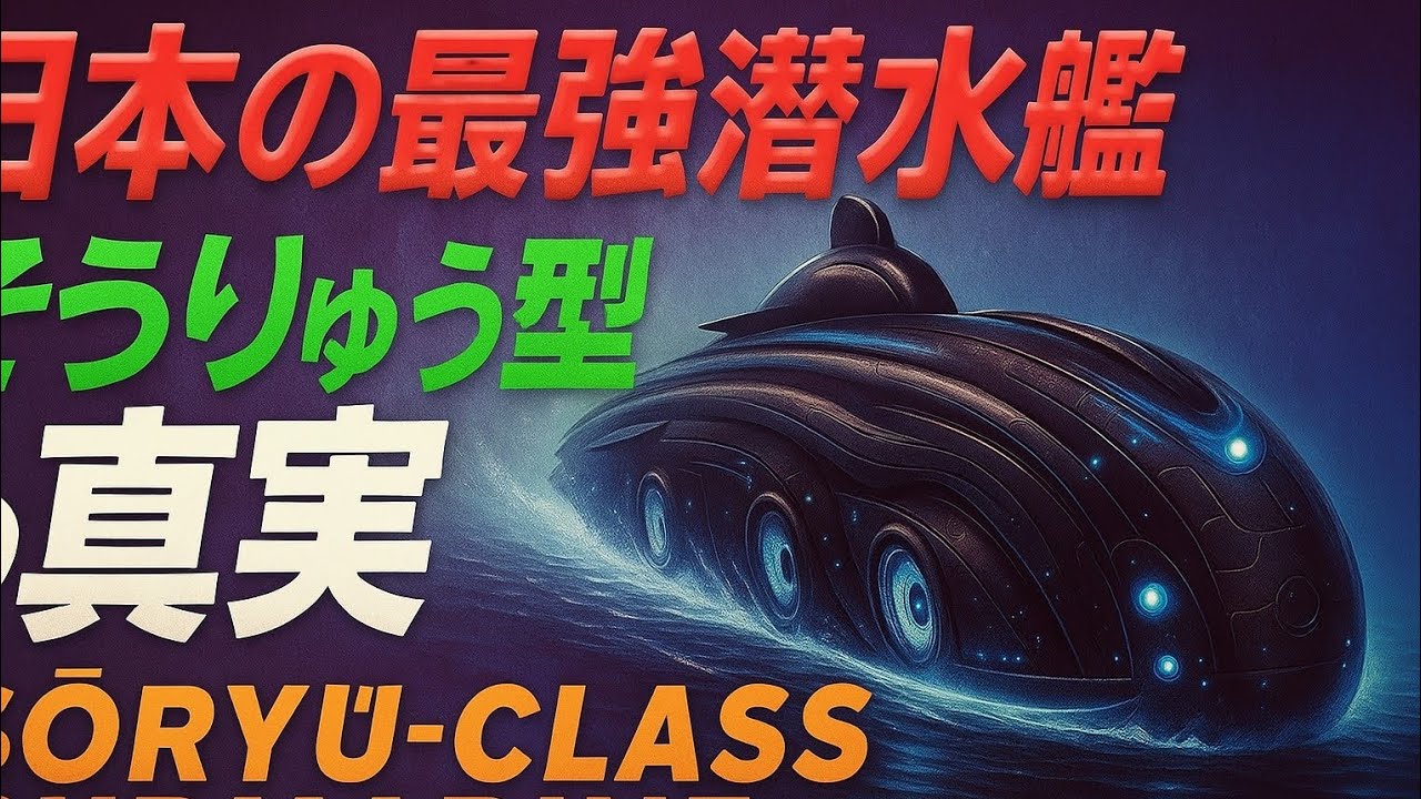 そうりゅう型潜水艦のすべて！日本が世界に誇る静寂のハンター【Soryu-Class Submarine Explained】 - YouTube