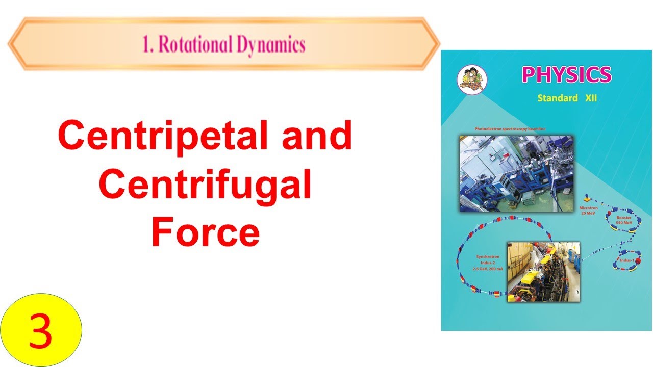 Centripetal Force and Centrifugal Force | Rotational Dynamics | class ...