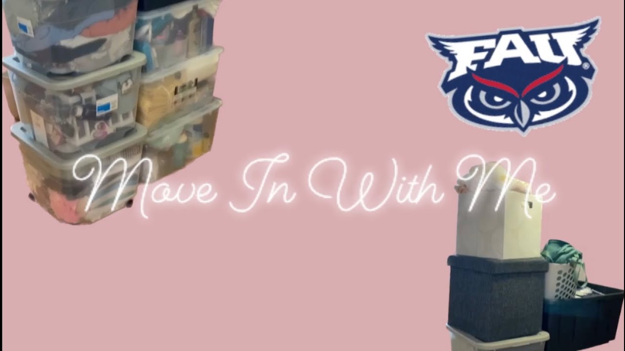 COLLEGE MOVE IN / DORM TOUR || FAU 2022 - YouTube